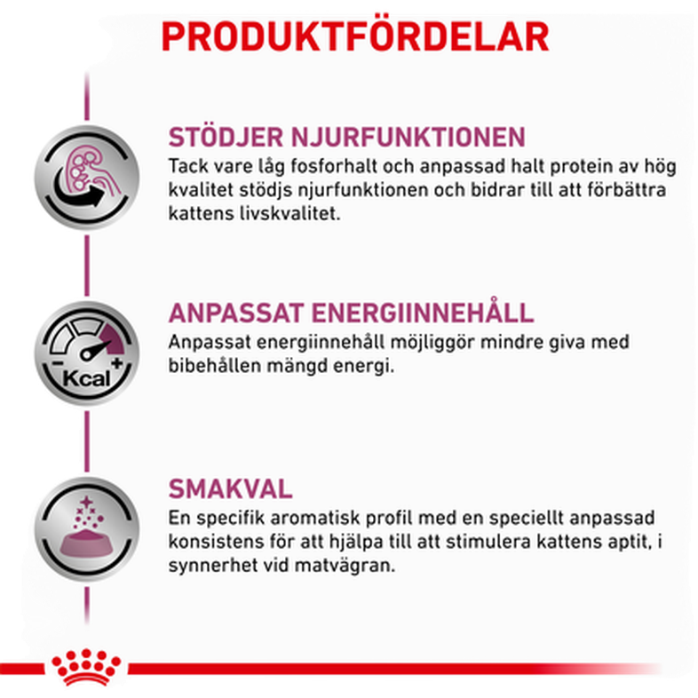 Royal Canin Veterinary Diets Cat Renal Fish Våtfoder för katt 85 g x 12 ...