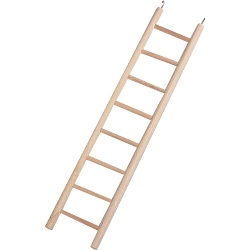 Flamingo Bird Toy - Ladder with 8 Rungs Beige 34 x 7 cm | ZOO.fi