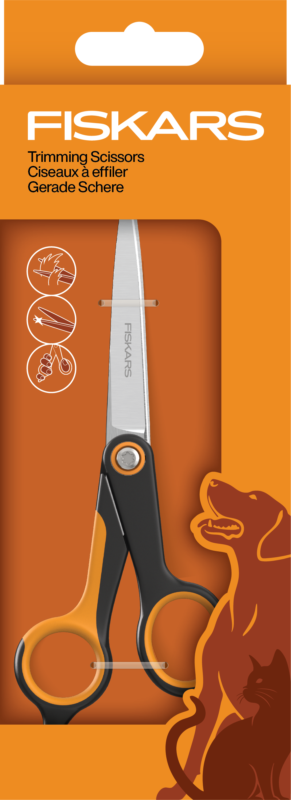 Fiskars Trimsax rak | ZOO.se