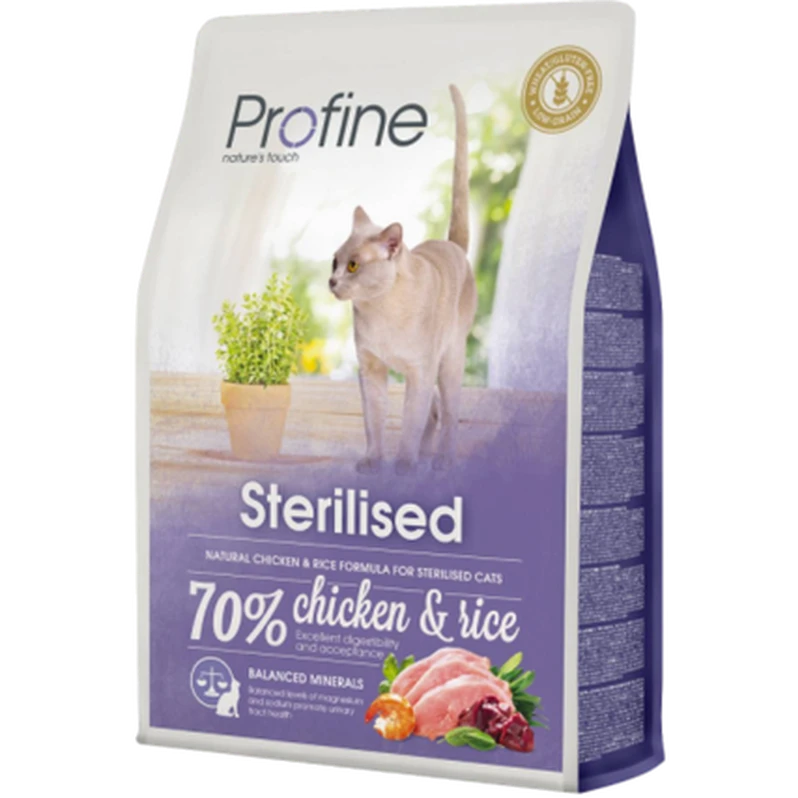 Profine Cat Dry Food Sterilised Chicken & Rice | ZOO.se