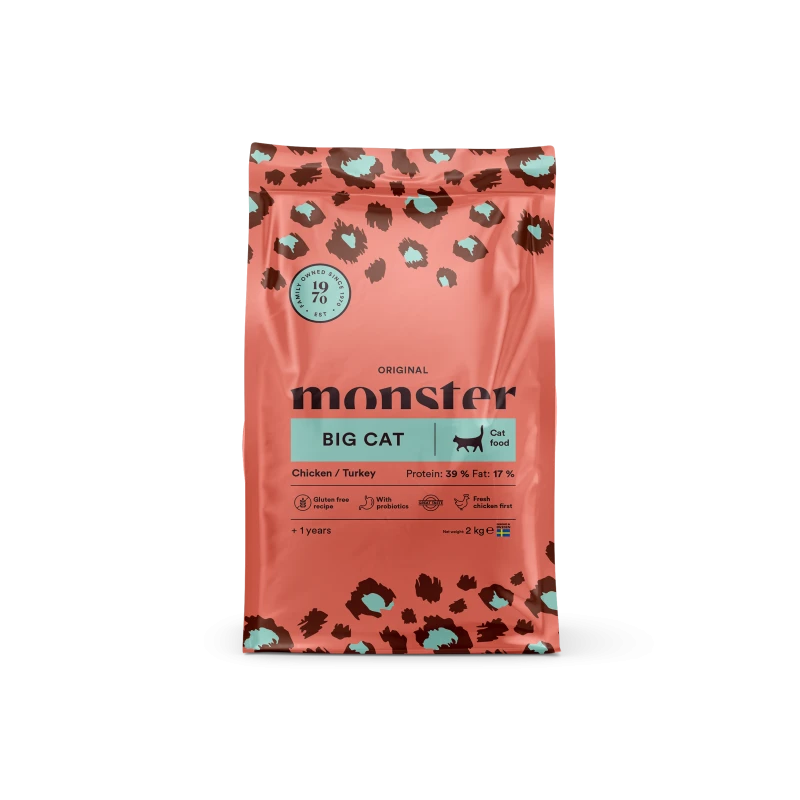 Monster Pet Food Cat Original Big Cat Chicken/Turkey | ZOO.no