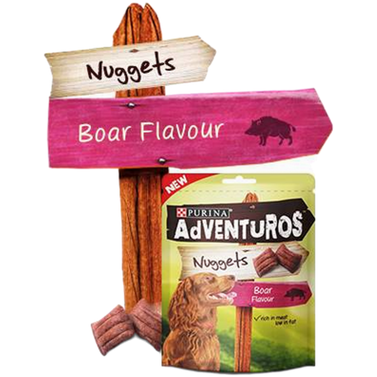 Purina Adventuros Adventuros Nuggets Boar Flavour | ZOO.se
